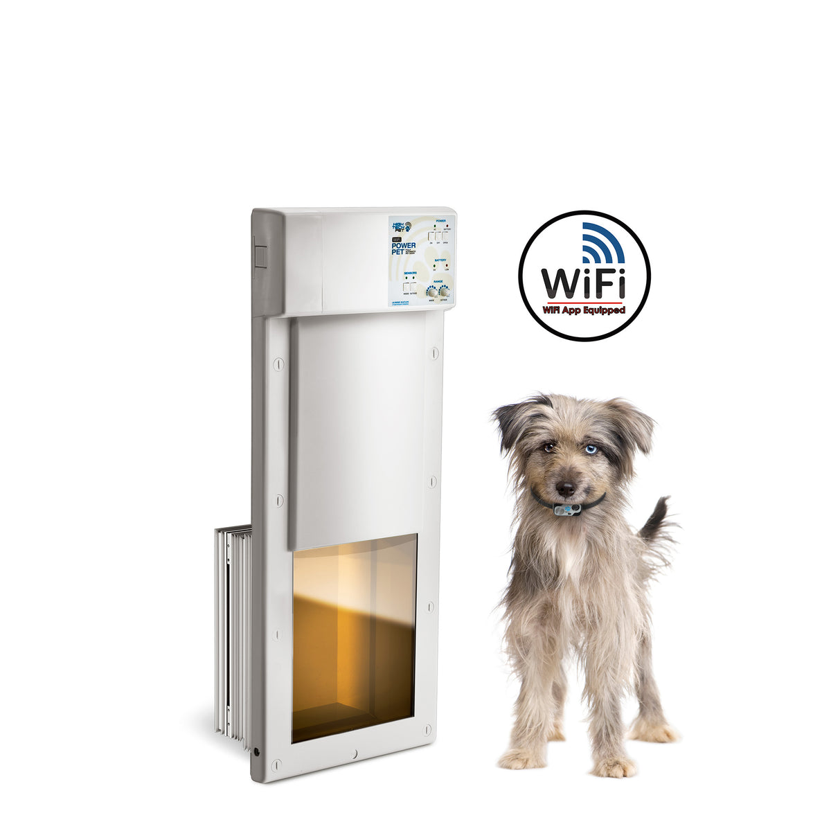 PX-1-WF-W MEDIUM WiFI CONTROLLED WALL MOUNT POWER PET DOOR – High Tech Pet