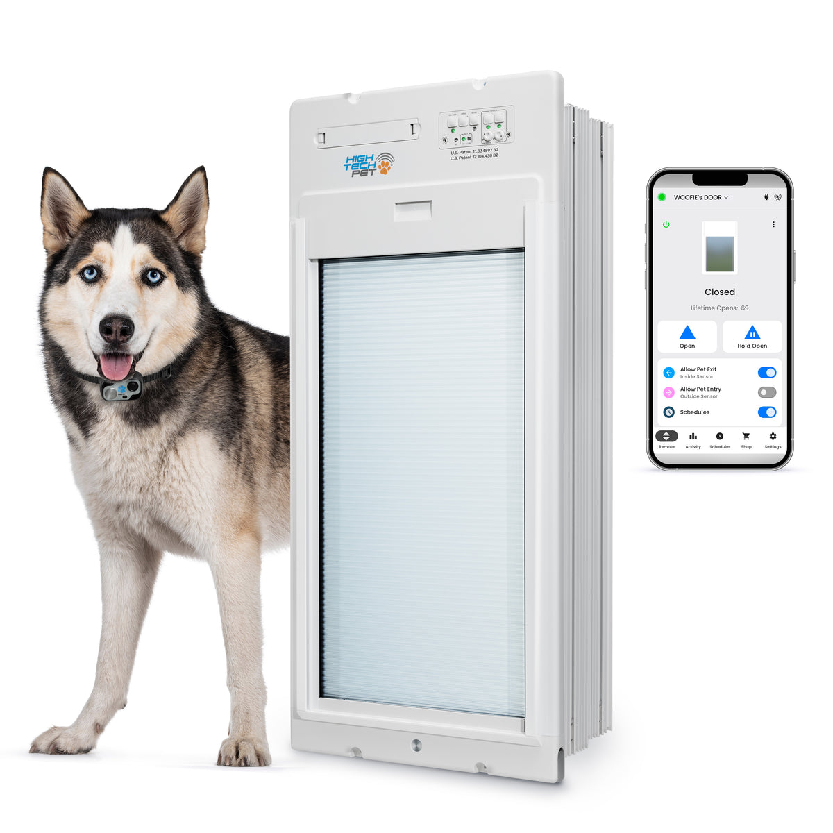 Power Pet® Roll Up, The Smart, Reliable Pet Door (Large - Wall Mount ...
